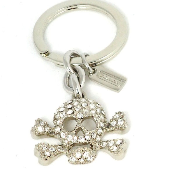 Coach | Accessories | Coach Skull Pave Swarovski Crossbones Crossbone ...